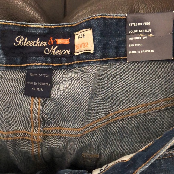 Bleecker and Mercer | Jeans | Nwt Mens Bleecker And Mercer Denim Jeans ...